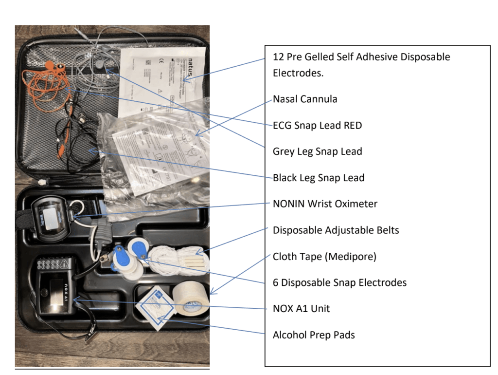 Home Sleep Study Sensor Attachment Guide - AXG Sleep Diagnostics